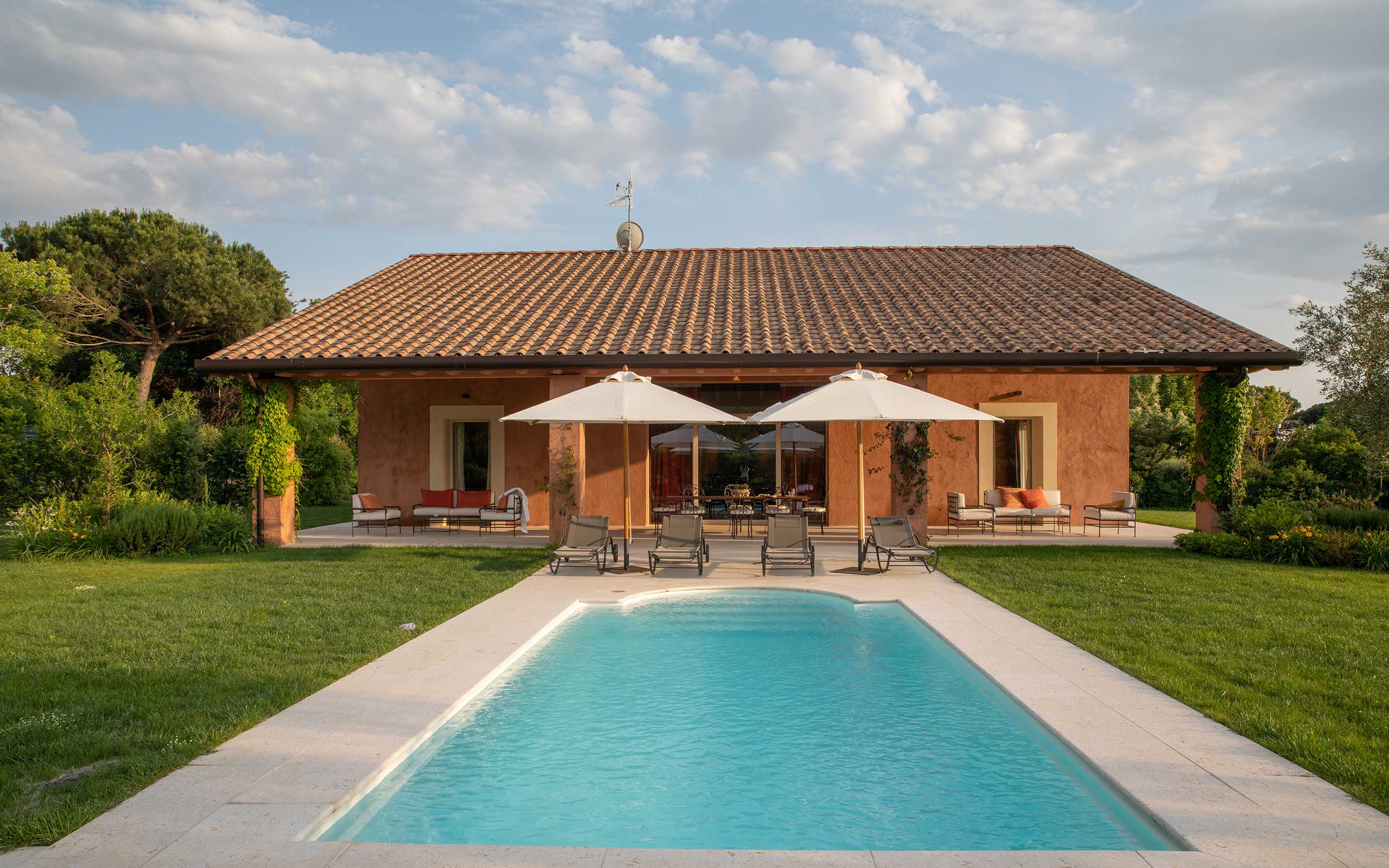 The exclusive villa with private pool at L'Andana Resort in Tuscan Maremma