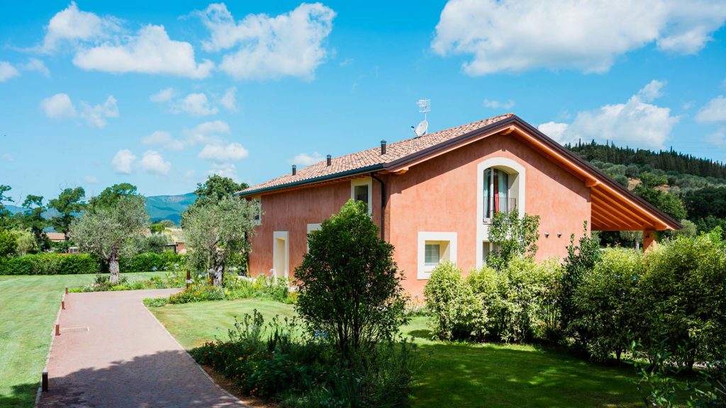 The exclusive villa with private pool at L'Andana Resort in Tuscan Maremma